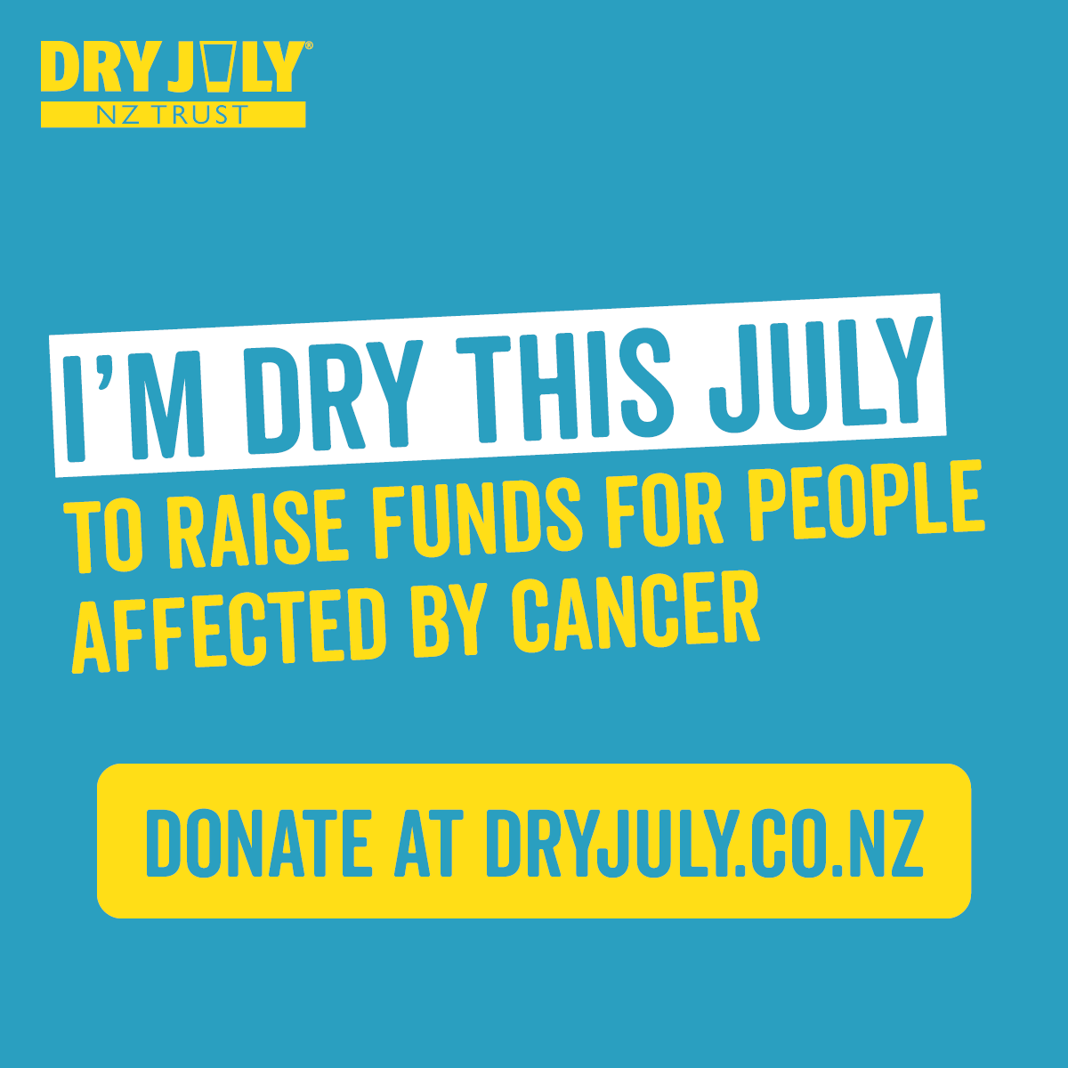 Images for social media - Dry July